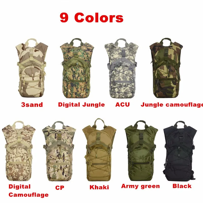 Camouflage Military Backpack Hydration Pack Multifunctional - Military ...