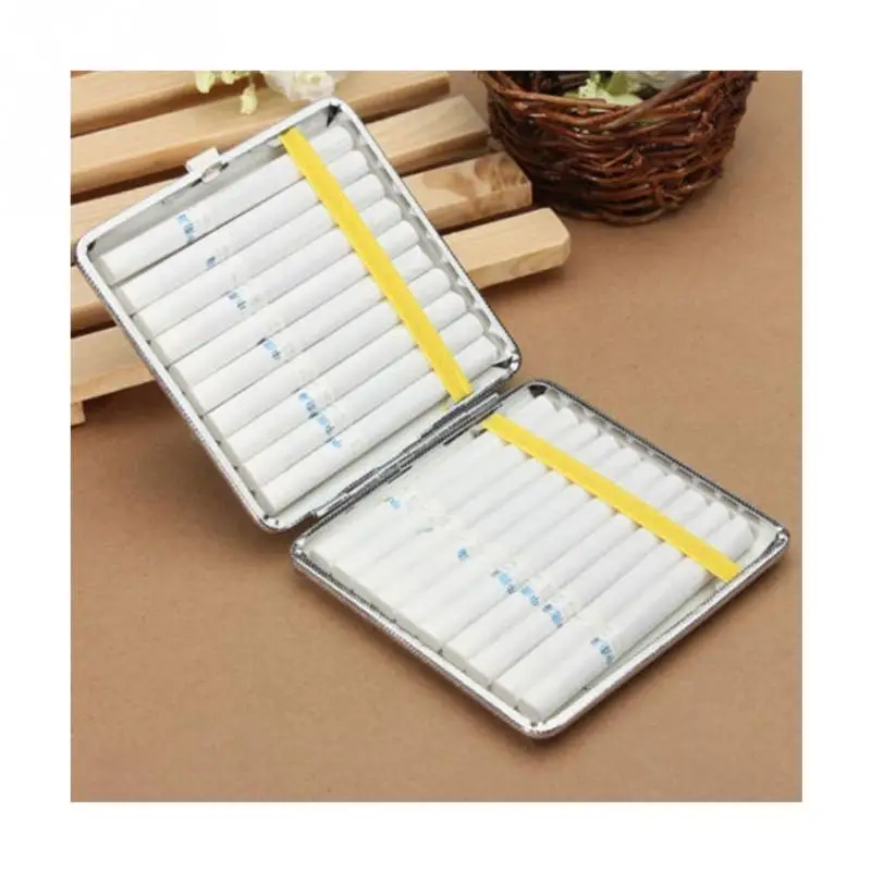 1 Pc Leather 20 PCS Cigar Cigarette Tobacco Pocket Box Storage Case ...
