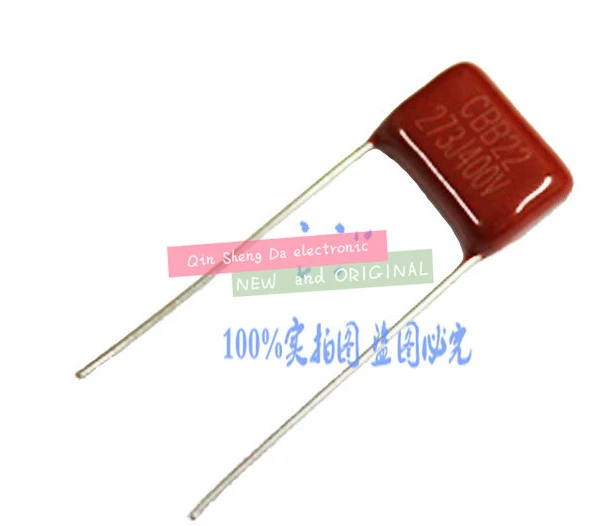 100pcs Cbb Capacitor 273 400v 273j 0.027uf 27nf P10 Cbb22 Metallized ...