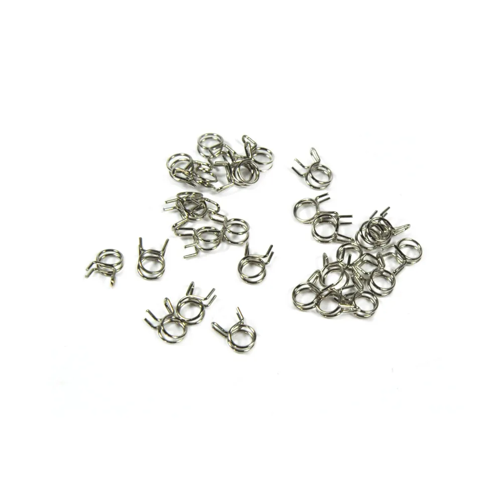 10pcs-Fuel-Line-Oil-Air-Tube-Clamp-Hose-Spring-Clip-Fastener-6mm-Fuel ...