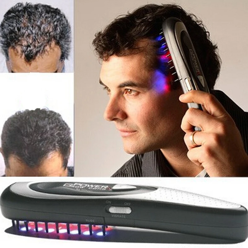 Massage Device Hair Comb Electric Laser Growth Comb Scalp Hair Care Brush Grow Hair Loss Therapy
