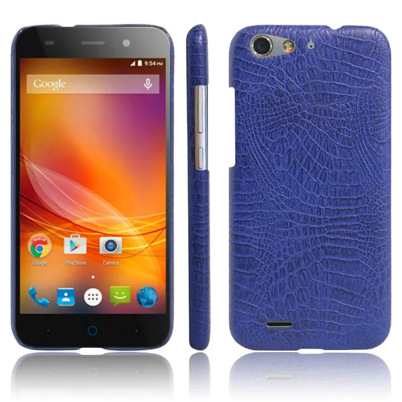 ZTE Blade V6 D6 Hard Case Crocodile Grain PU+PC Skin Back Cover Hard ...