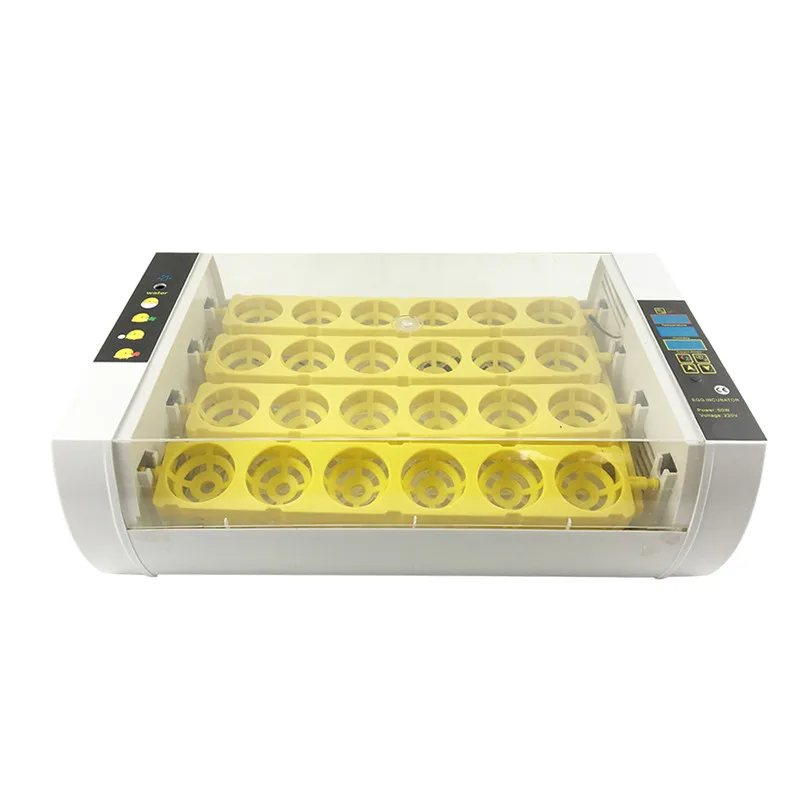 New 60W Automatic 24 Eggs Incubator ABS Digital LED Turner Chicken Duck ...
