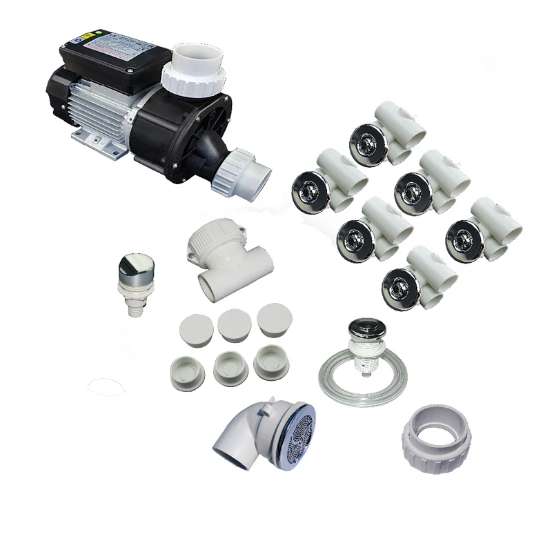 Bad Alle Onderdelen Kit Collection Met 0.5HP Whirlpool Jetted Tub ...