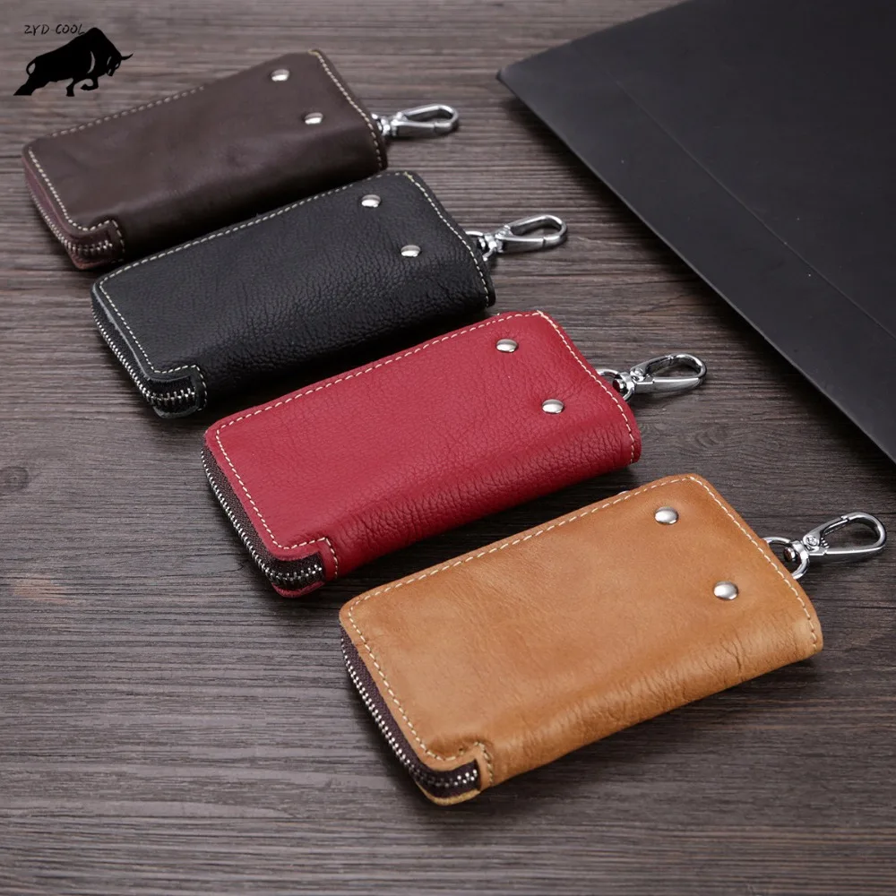 Zyd Cool Unisex Wallet Key Case Holder Wallet Coin Purse Leather