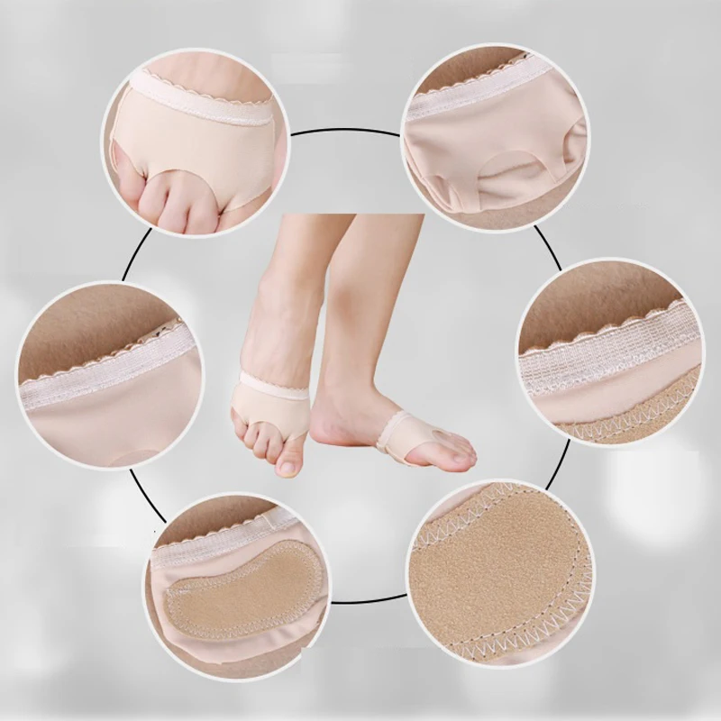 3 holes Foot Pads for dance, Foot Thongs, Toe Undies, Half Shoes, Dance ...