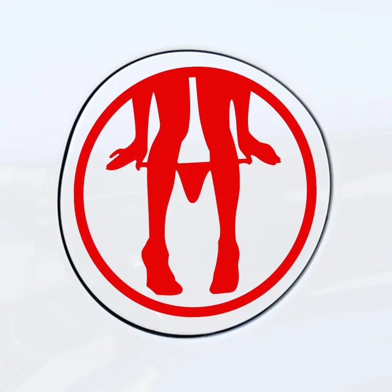 3 Pieces Customization Sex Girl Fuel Tank Car Sticker Decal Car Styling