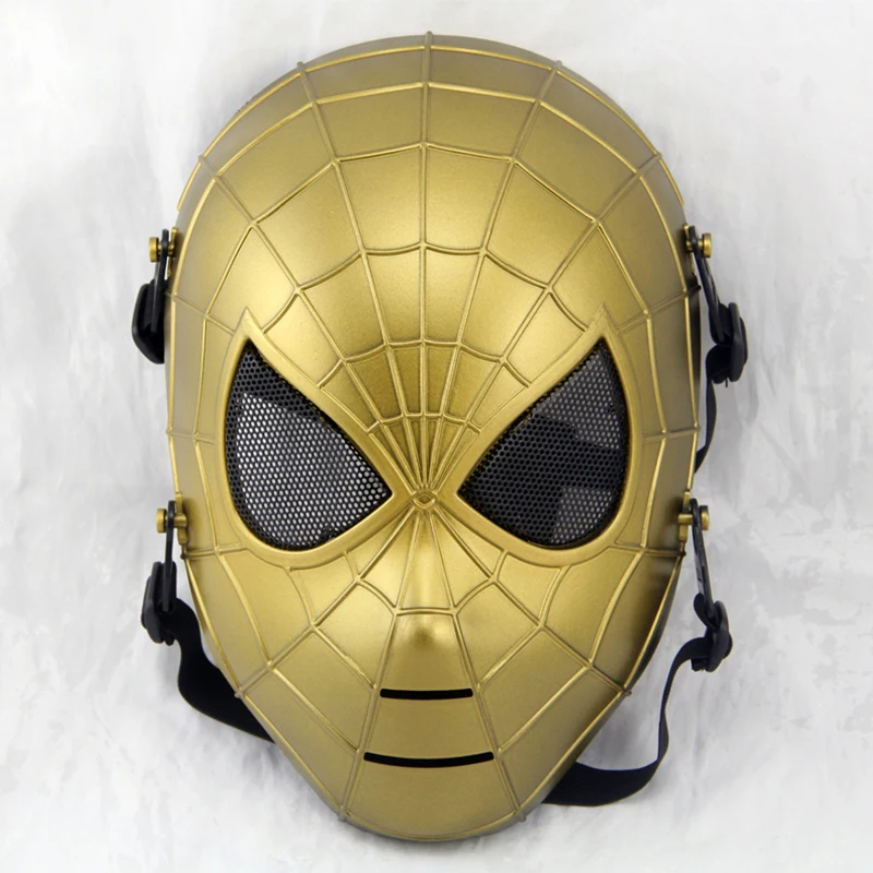 Steelmaster Spider Man Full Face Mask Shock Resistance Field Person CS ...