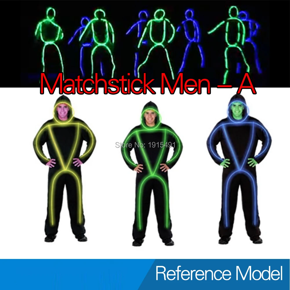 DIY Movie Led Strip Rave Costume Party Decorative Light Up Flashing ...