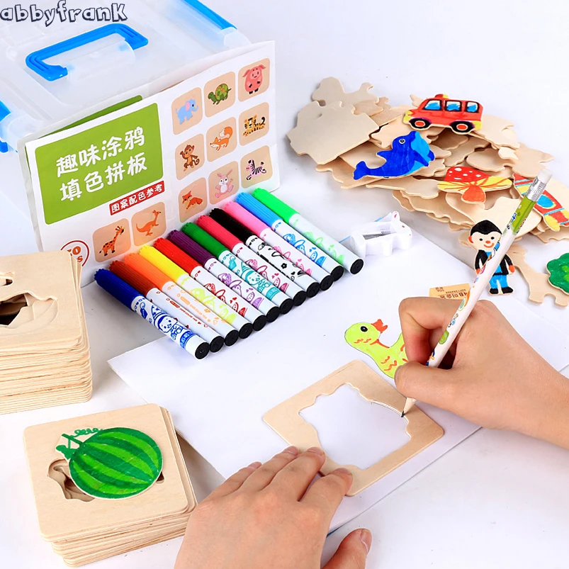 Abbyfrank Baby Drawing Tool Toy Graffiti Interactive Different Cartoon ...