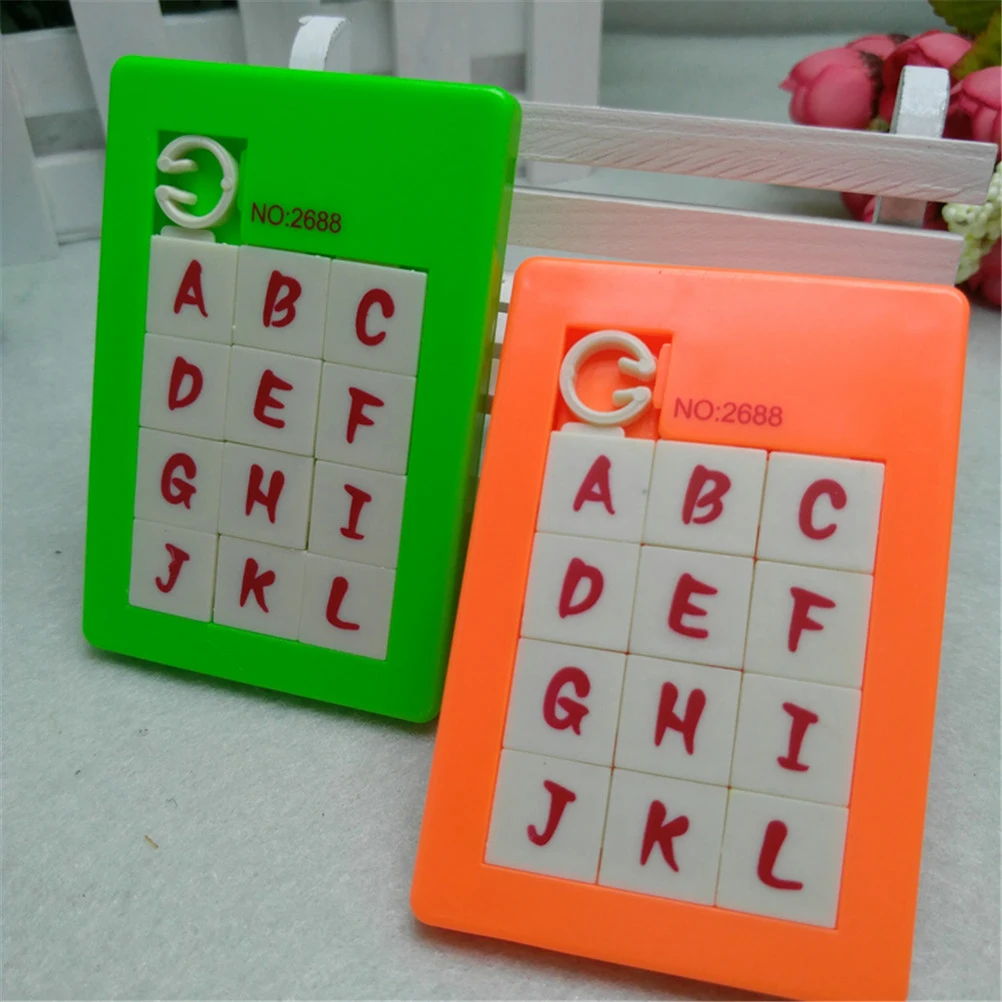 Classic Alphabet Letters Puzzle Slide Game Jigsaw Toy Kids Educational ...