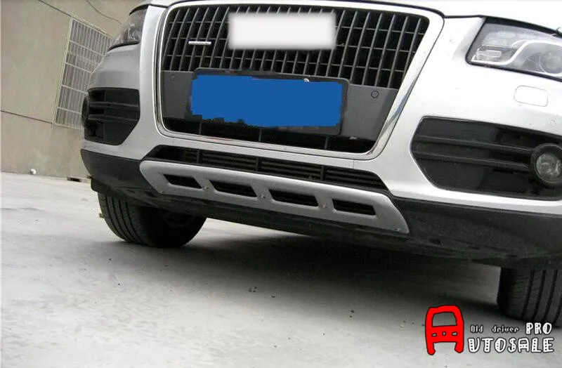 Stainless matt Front & Rear Bumper Skid Protector Guard Plate Cover ...