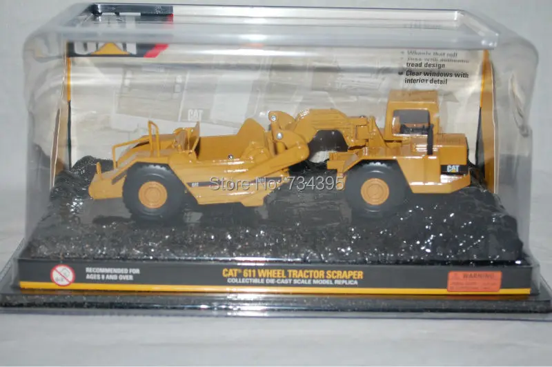NORSCOT 1:64 CAT 611 WHEEL TRACTOR SCRAPER collectible die cast scale ...