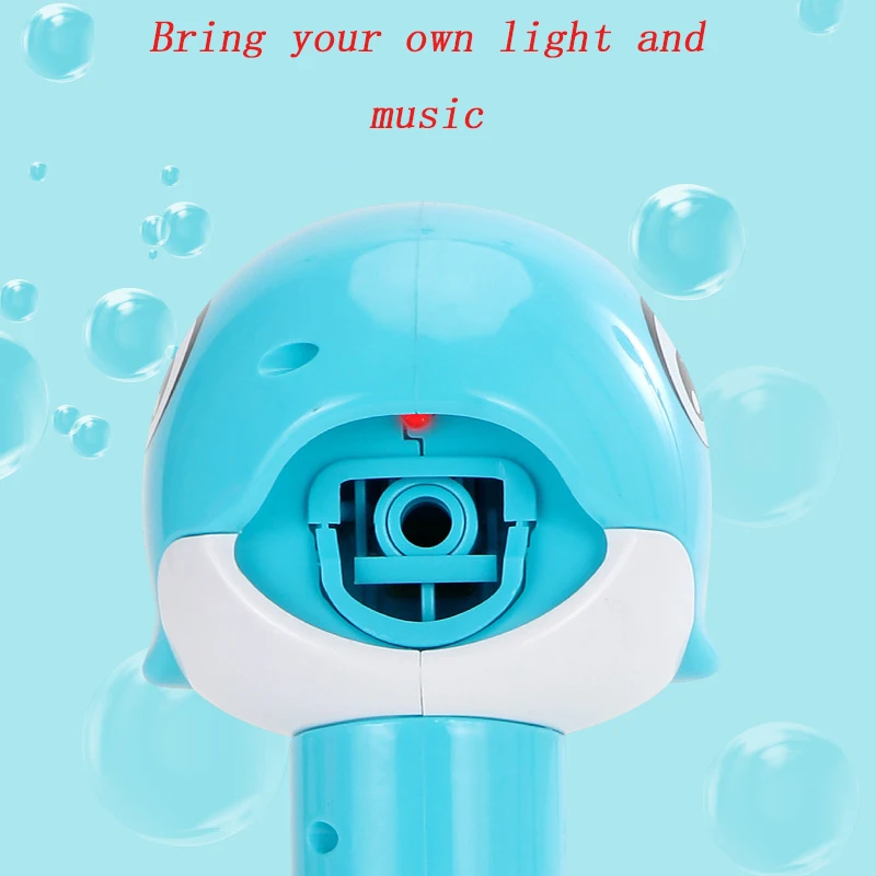 Whale Toys Fully automatic outdoors blow bubbles Bubble gun Electricity ...
