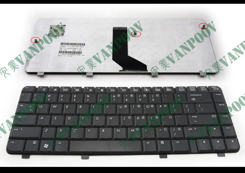 Novo notebook teclado do portátil para hp pavilion dv3 dv3 2000 dv3z ...