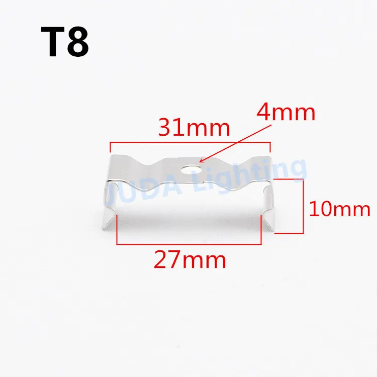 T8 bracket T5 tube lamp bracket fastener iron part LED tube securing ...