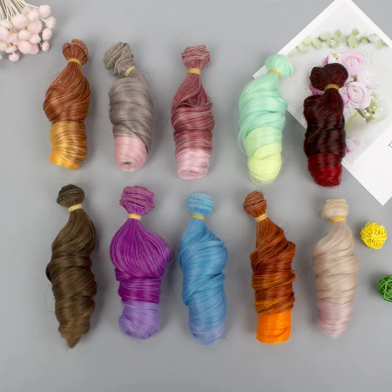 Extensiones de pelo sintético para todas las muñecas, extensiones ...