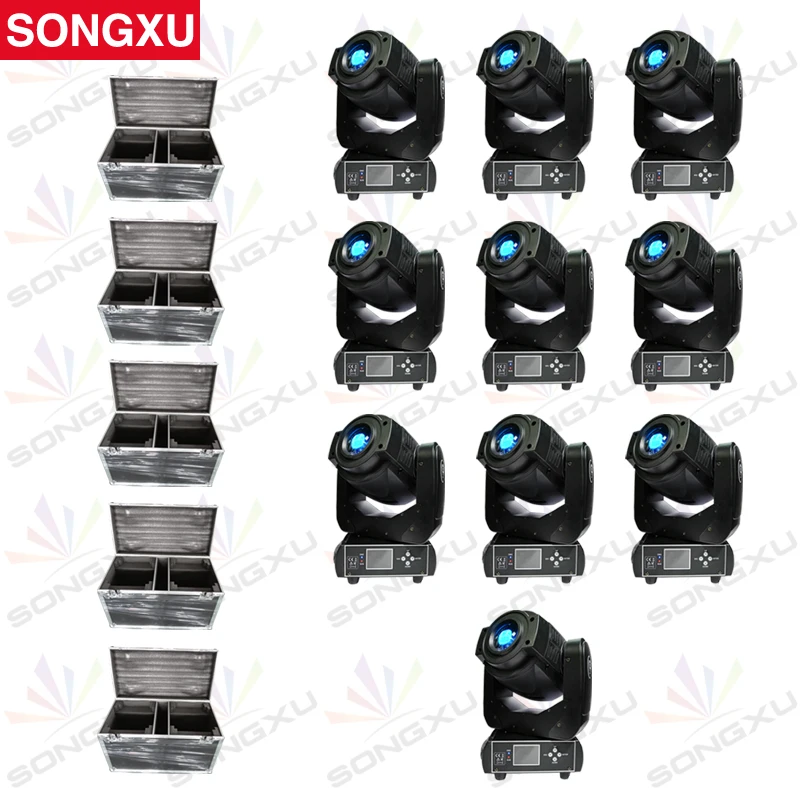 SONGXU Luz LED de cabeza móvil para escenario, lámpara Gobo de 90W con ...