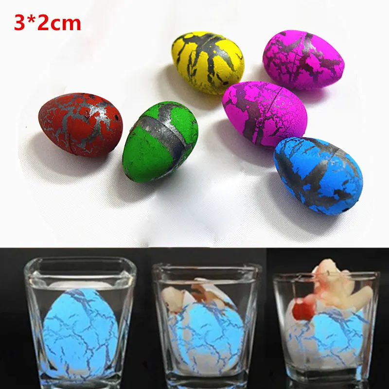 6Pcs Dinosaur Eggs Hatch In Water Cute Magic Animal For Kids