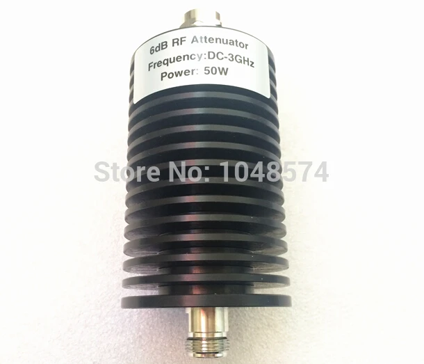 50 W 6dB RF Coassiale Attenuatore Dc 50ohm N maschio a N connettore femmina|attenuator ...