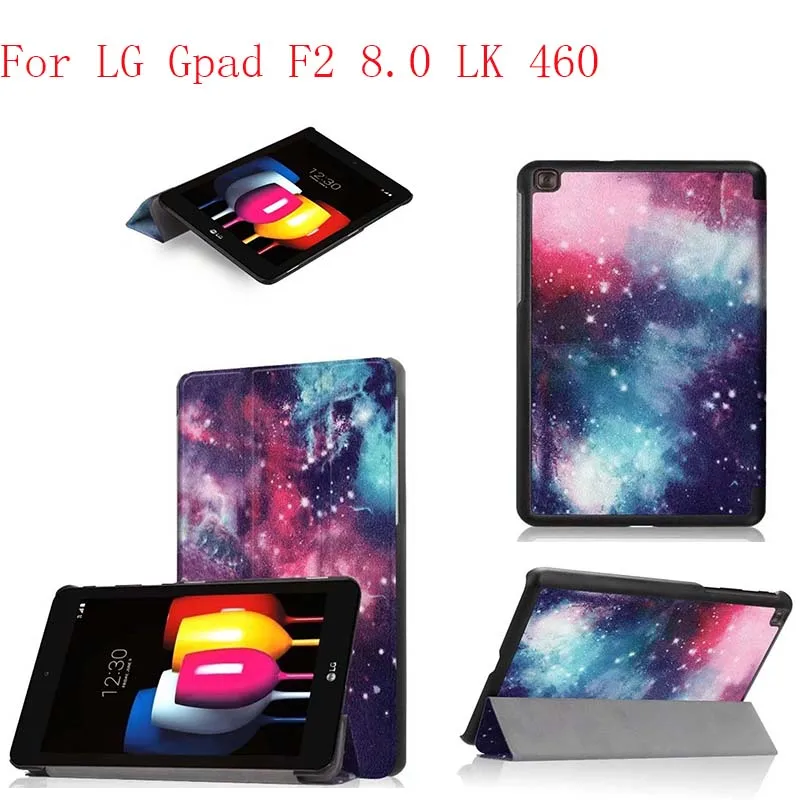 페인팅 PU 자석 폐쇄 럭셔리 PU 가죽 케이스 커버 LG Gpad F2 8.0 LK 460 타블렛 케이스 20 개/몫 ...