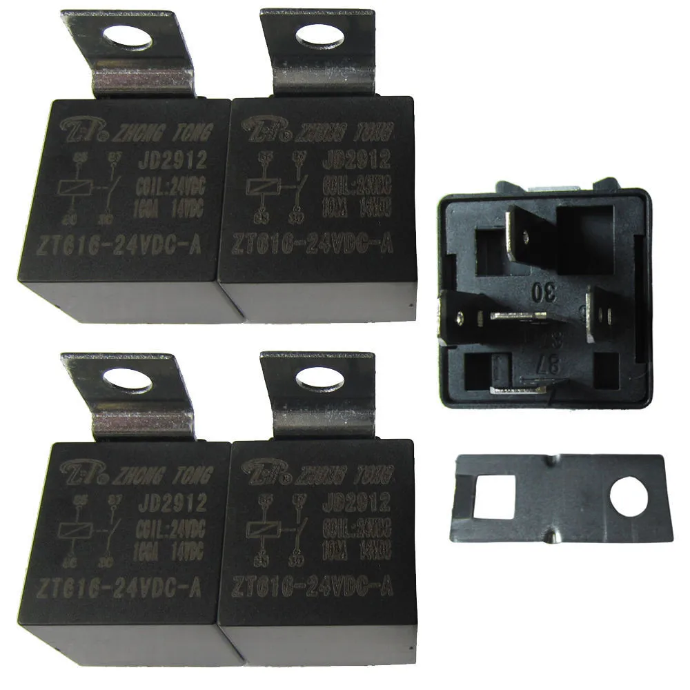 EE support 10Pcs 12V 12 Volt DC 80A AMP Iron Heavy Duty Car Vehicle ...