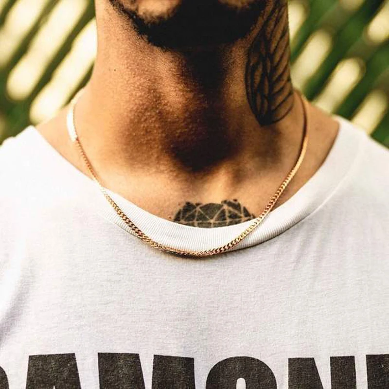 TOPGRILLZ – Collier pour rappeur, chaîne 3 mm, 18, 20, 24 ou 30 pouces ...