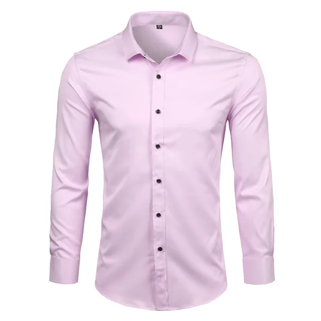 Venta > camisa rosada para hombre > en stock
