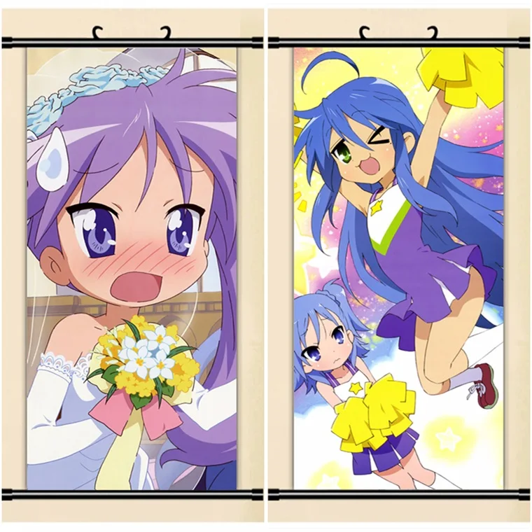 45X95CM Kyoto Yoshimizu Kagami Lucky Star loli cartoon anime art wall ...