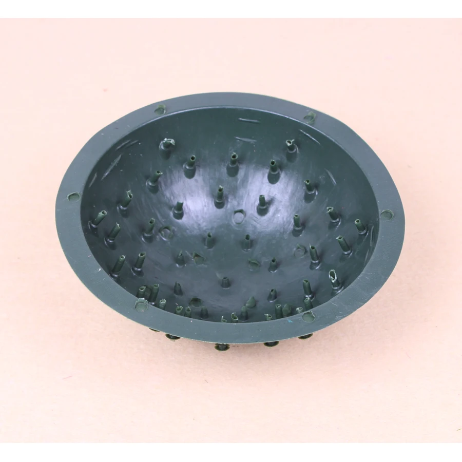 Plastic Semicircle Flower Row Shelf Wall Base Plastic Artificial Flower ...
