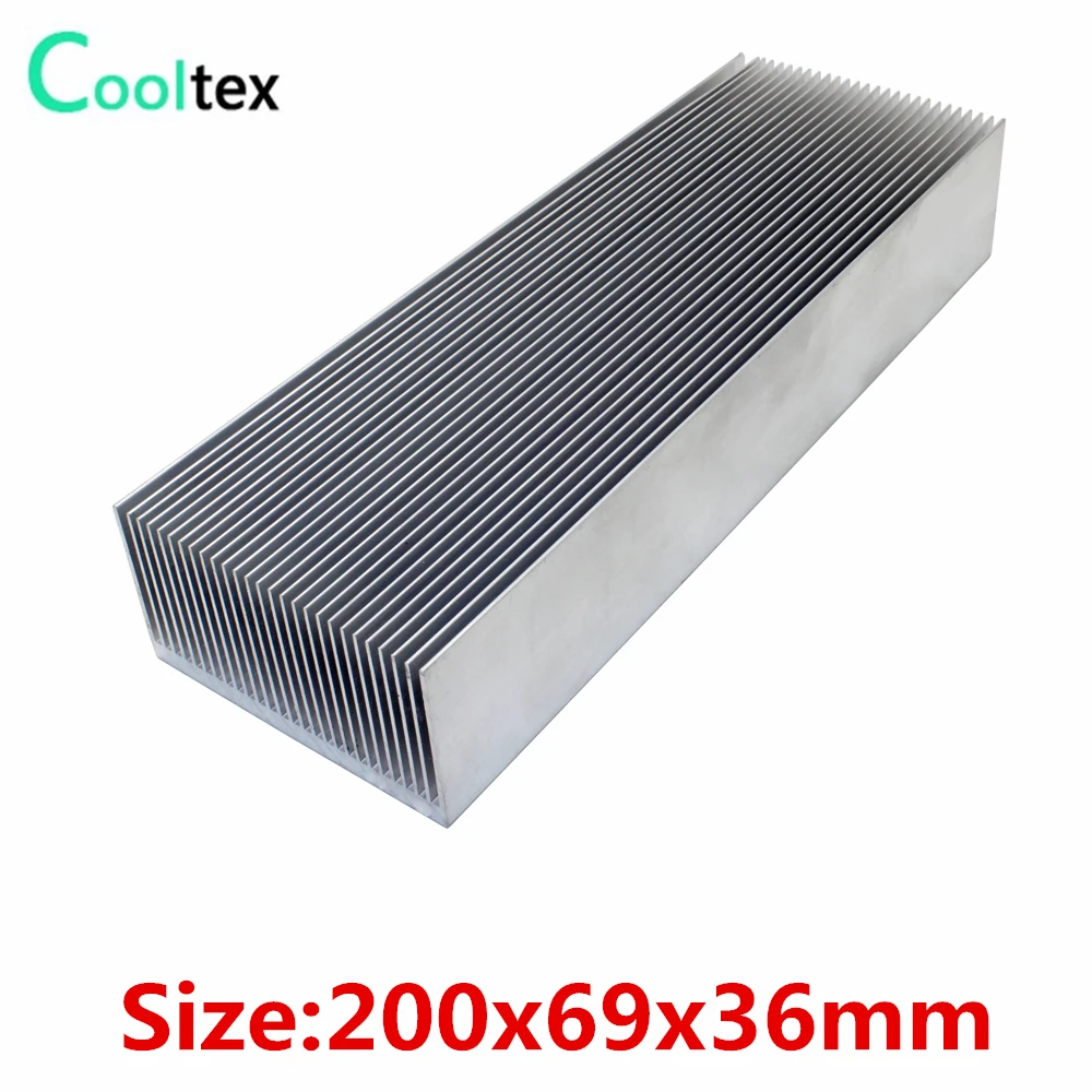 (high Power) 200x69x36mm Aluminum Heatsink Heat Sink Radiator Cooler ...