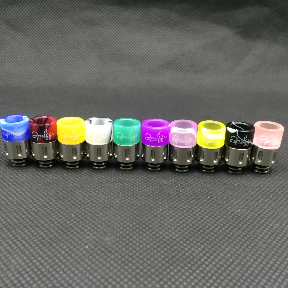 Acrylic Stainless Drip Tip Electronic Cigarette Wide Bore Drip Tips fit ...