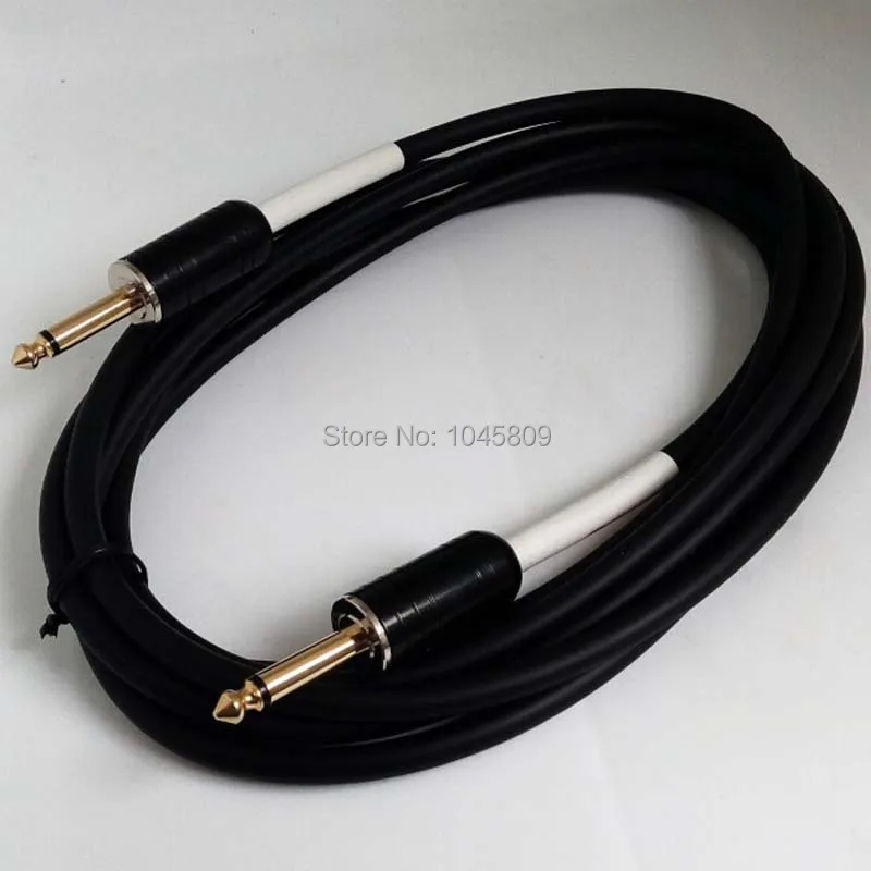 Guitar Cable 3M/10FT Black & White Guitar Cable , Gold plated Cord ...