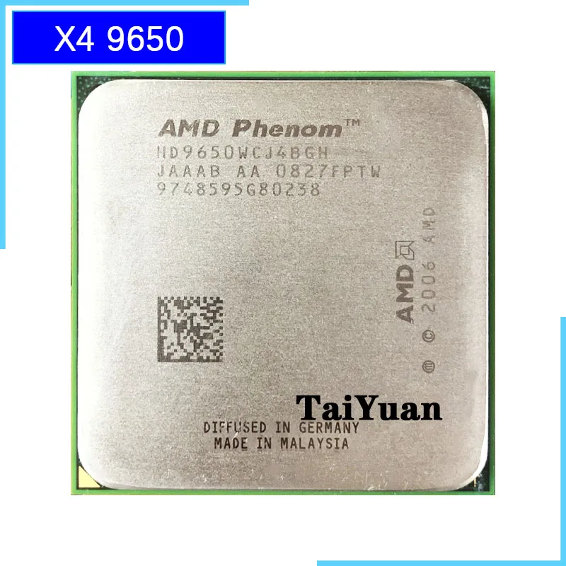 Procesador de CPU AMD Phenom X4 9650 2,3 GHz Quad Core, conector ...