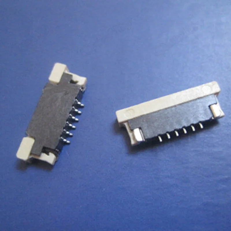 6 pin LCD Screen Socket 1.0 Spacing LCD Screen Outlet FFC Cable ...