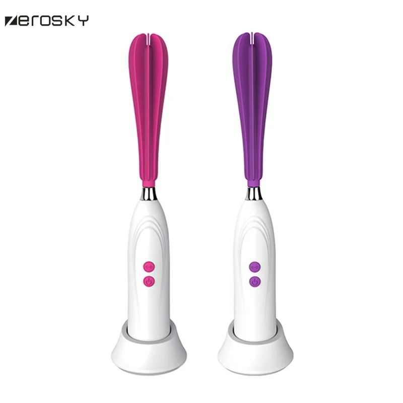 Zerosky New Multi Speed Vibrator 360rotate Oral Sex Licking Clitoris