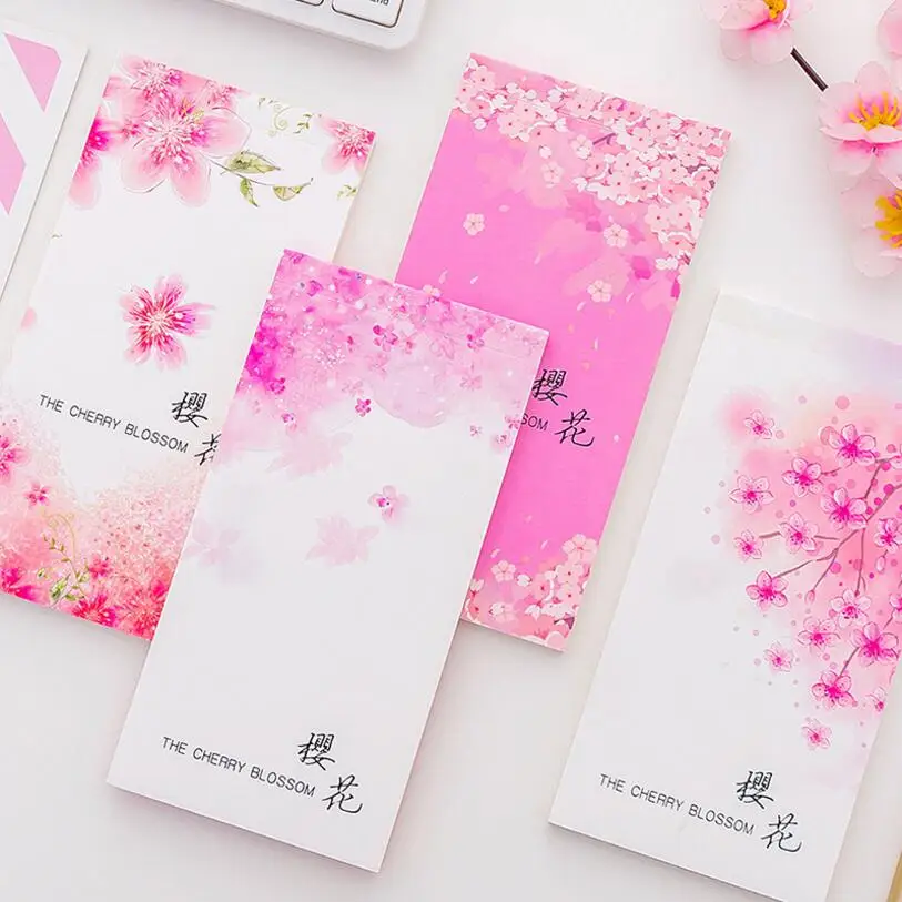 Sakura Blossom 3x3 Notepad Stationery Notepads etna.com.pe