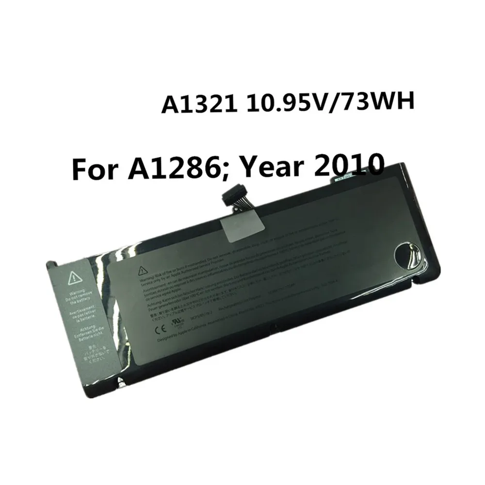 A1321 Laptop Battery A1286 10.95V/73WH MB985LL/A MB986LL/A For Apple ...