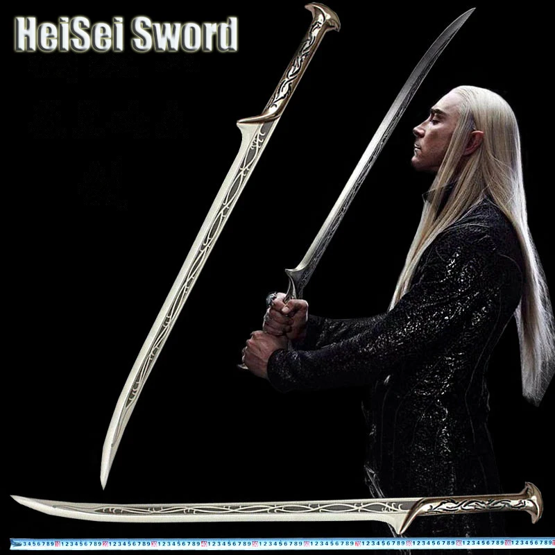 Espada de acero inoxidable del Rey elfo Thranduil de calidad superior ...