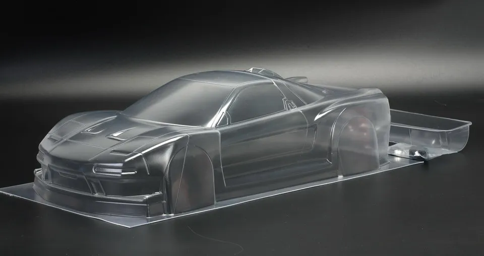 1/10 on road NSX M clear body with decal for 1/10 on road car wheelbase ...