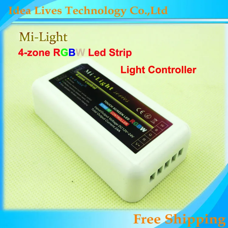 2.4G RGBW led strip light controller, Mi Light RGBW control receiver ...