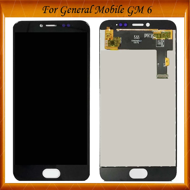 100% Tested OK For General mobile GM 6 GM6 Android one LCD Replacement ...