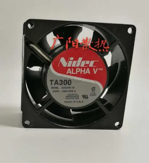 Original Nidec ALPHA V TA300 A30479-10 230V 8038 cabinet radiator fan - Uranful.com