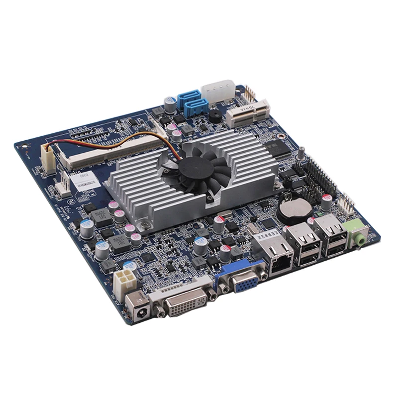 low cost AMD Bobcat nuc mini itx motherboard support vga/vdi ...
