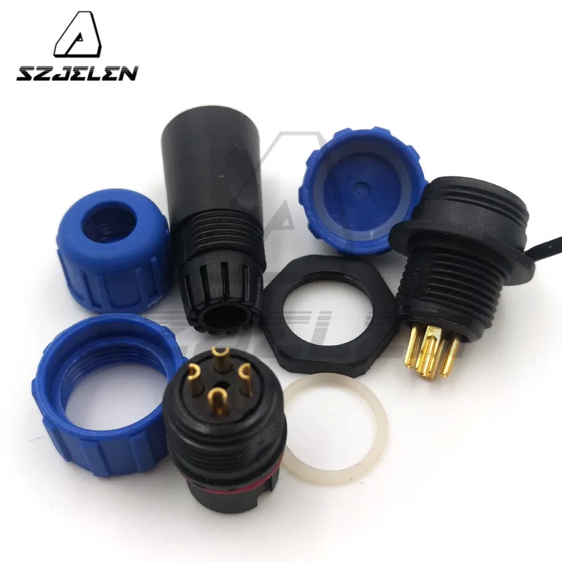SP1310/P2 SP1312/S2, 4Pin Waterproof Connector Plug and socket ...