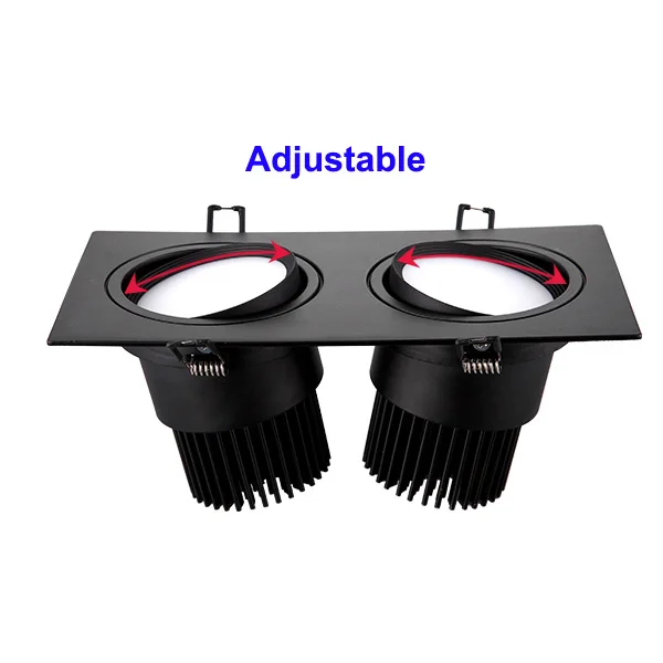Best LED COB Ceiling Light Gimble Dual-head Picture Lamp Fixture ...