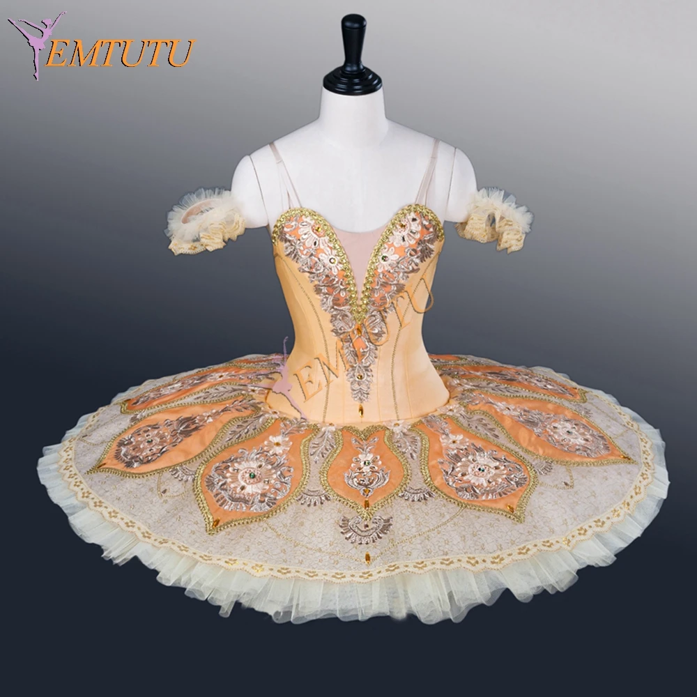 Adult Professional Tutu Yellow Gold Dew Drop Fairy Tutu Classical ...
