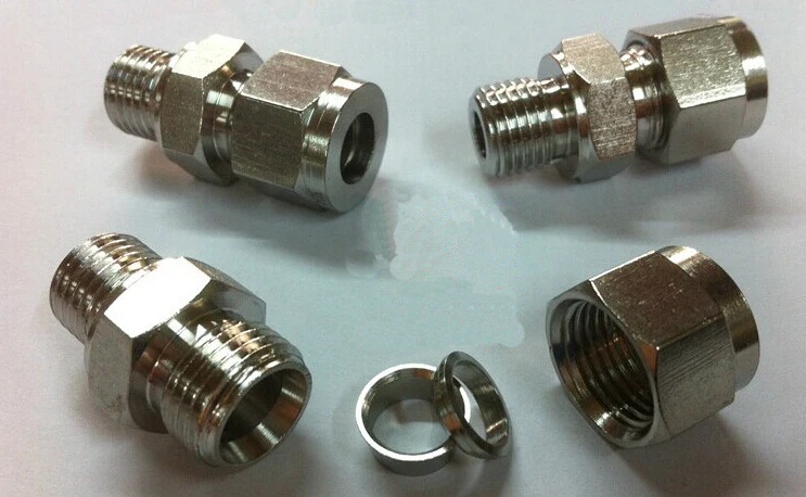 304 Stainless Compression Male Connector 1/2"BSP x 8mm Compression, SS ...