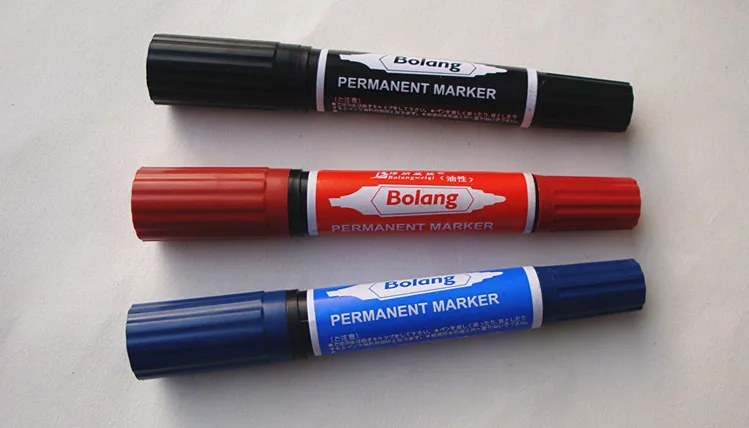 Marker pen solventborne large double slider marker pen for office and ...