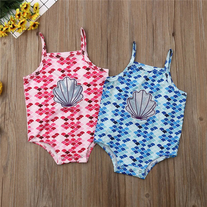 Kinderen-Meisje-Badmode-Zomer-Mermaid-Print-Meisjes-Badpak-Eendelig ...